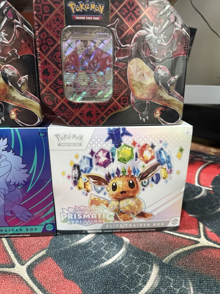 Pokemon 5x Sealed Lot - 151 Costco Tins Prismatic Evolutions ETB ...