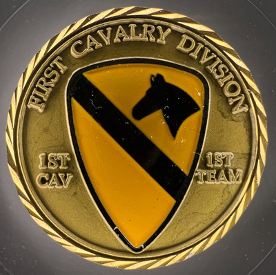 US Army 1st Cavalry Division Fort Hood Texas Challenge Coin 39mm | eBay