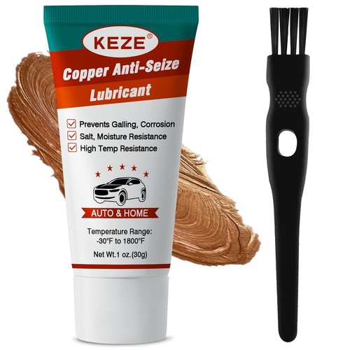 Copper Anti-Seize Grease for Spark Plugs Bolts & Nuts - 1 Oz ...