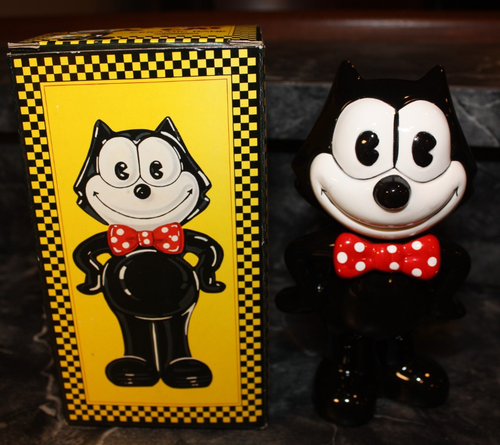 FELIX THE CAT CERAMIC COIN BANK, 1989 APPLAUSE IN ORIGINAL BOX | eBay