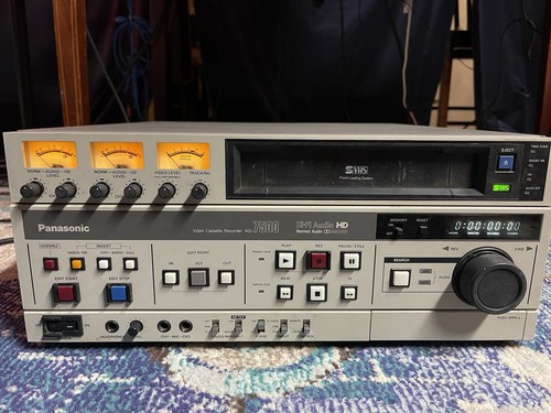 Panasonic AG-7500 S-VHS Pro Editing Deck – Powers On – Untested – As-Is ...