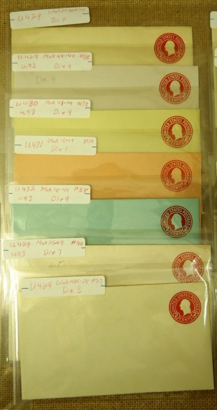 USPS Scott U420 U421 U423 U424 U429 U430 U431 U432 U436 U437 U444 More ...