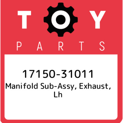 17150-31011 Toyota Manifold sub-assy, exhaust, lh 1715031011, New ...