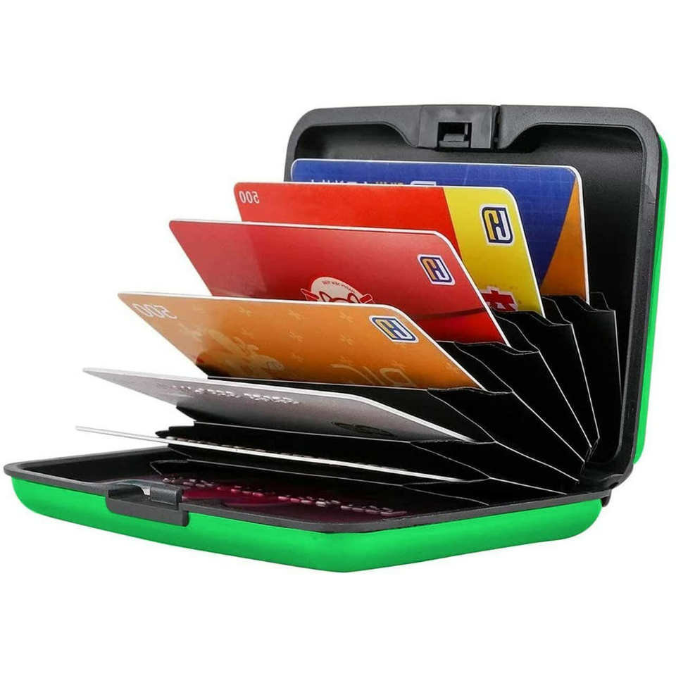 RFID Blocking Wallet for Men Women Credit Card Holder Case Security ...