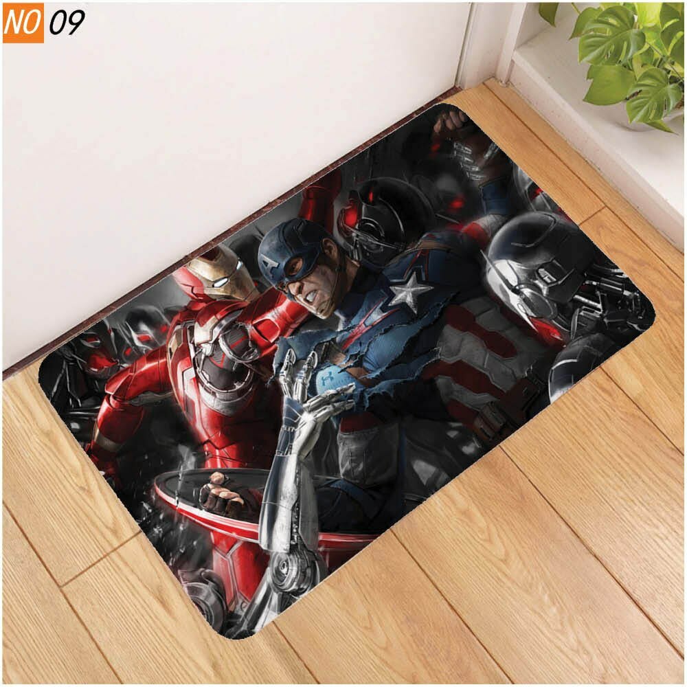 Disney Soft Comfortable Floor Mats Superman Batman Spiderman Ironman ...