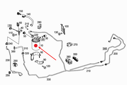 NEW MERCEDES BENZ CLA C117 FUEL FILTER A6420906352 2 2 DIESEL 13-19 ...