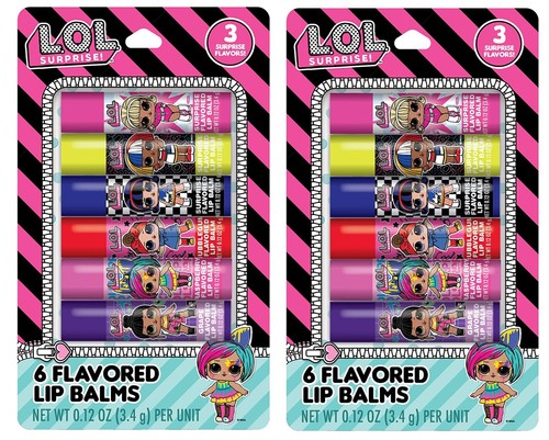 12 STICK LIP BALM LOL SURPRISE FLAVOURED LIP BALM 3.4G - NEW & SEALED ...