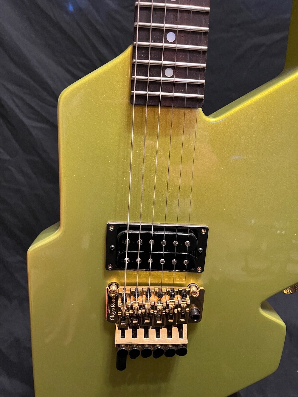 Wayne Charvel Candy Apple Green Sparkle Hydra Guitar W/Case-Rare! | eBay