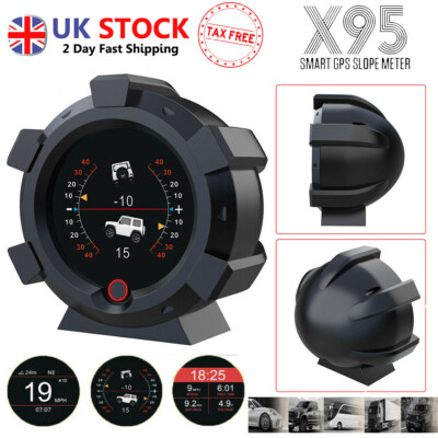 Off-Road Digital GPS 4x4 Inclinometer Angle Tilt Rolling Pitch Gauge ...