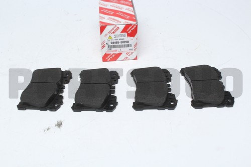 0446550260 Genuine Toyota PAD KIT, DISC BRAKE, FRONT 04465-50260 | eBay