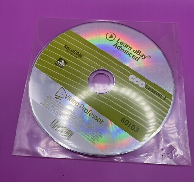 Learn eBay Advanced Lesson 1 Video Professor Cd Computer Software | eBay