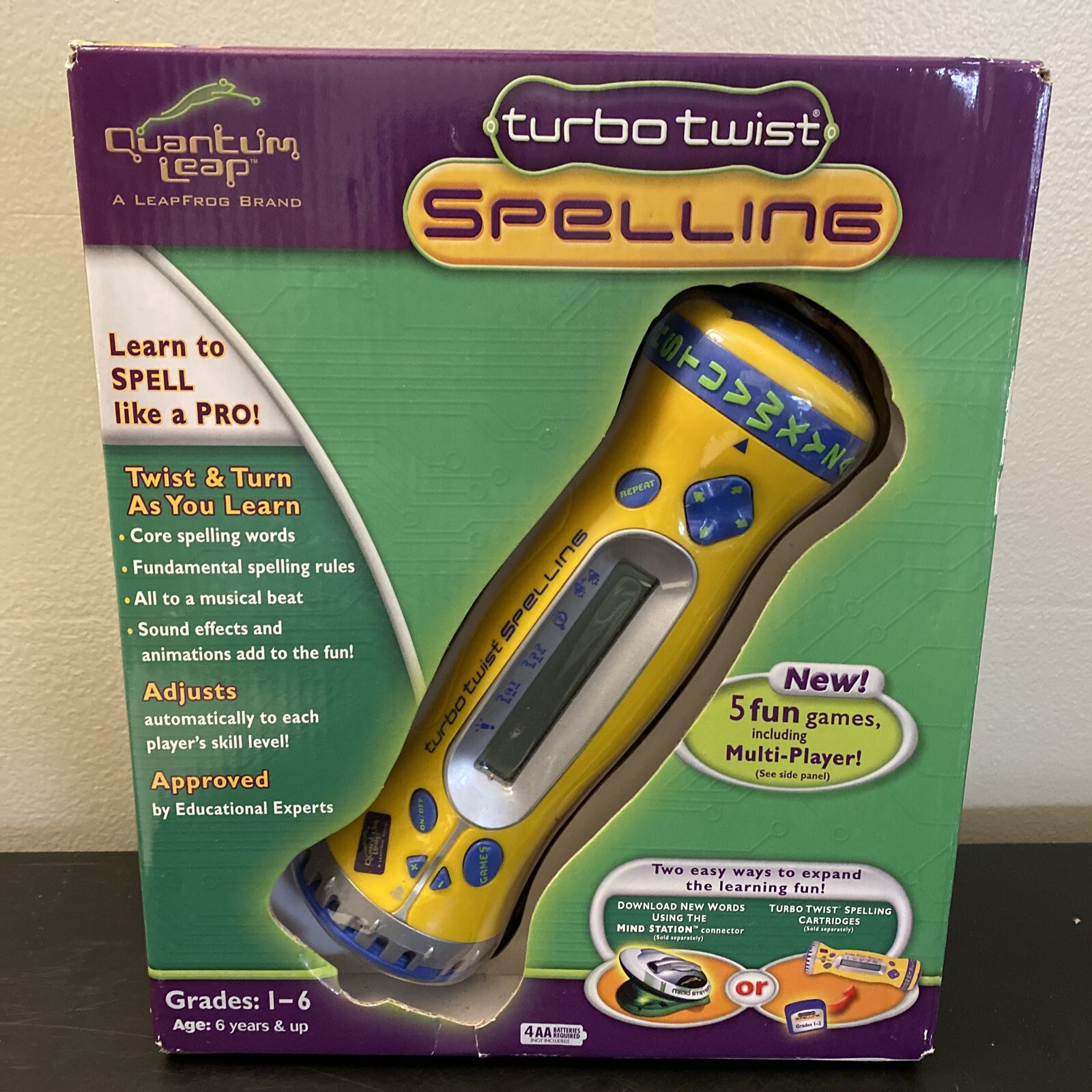 LeapFrog Turbo Twist Spelling Quantum Leap Learning System for sale ...