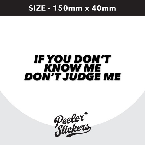 If You Don't Know Me Decal Sticker, 2Pac Quote Rapper Hip Hop Sticker ...