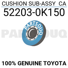 522030K080 Genuine Toyota CUSHION SUB-ASSY 52203-0K080 for sale online ...