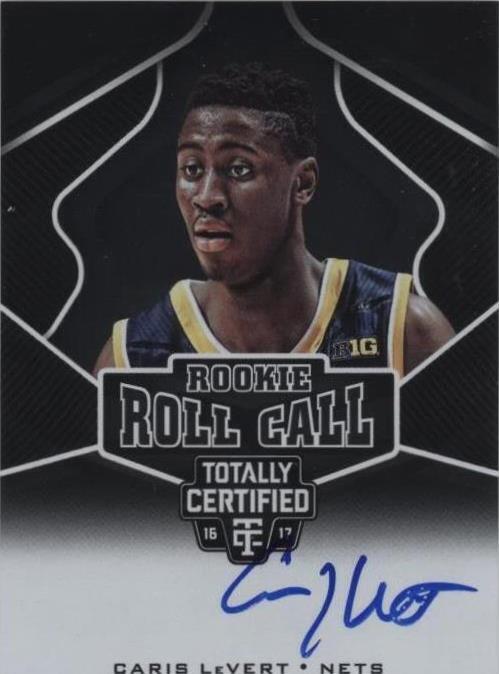 2016-17 Panini Totally Certified - Rookie Roll Call Autographs Caris ...