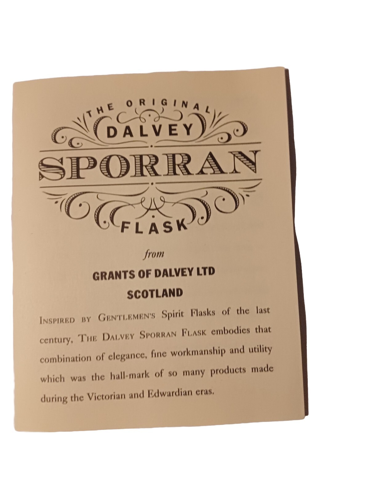 The Dalvey Sporran Flask, Grants Of Dalvey Ltd In Scotland | eBay UK