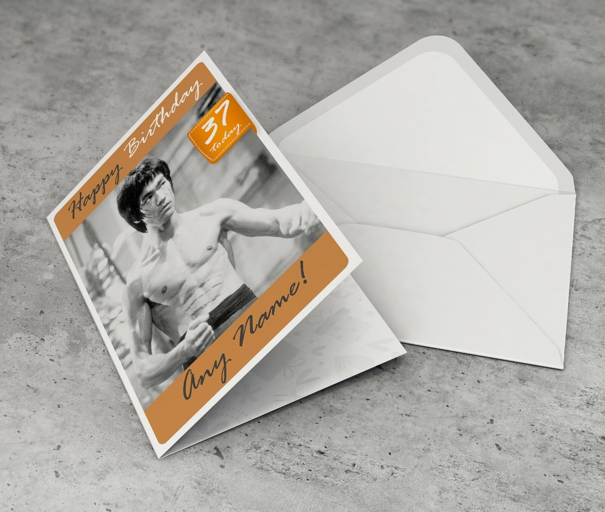 Bruce Lee Happy Birthday Card
