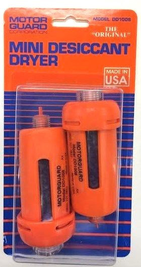 MOTOR GUARD # DD1008 TWO MINI DESICCANT AIR DRYERS WITH BUILT IN FILTER ...