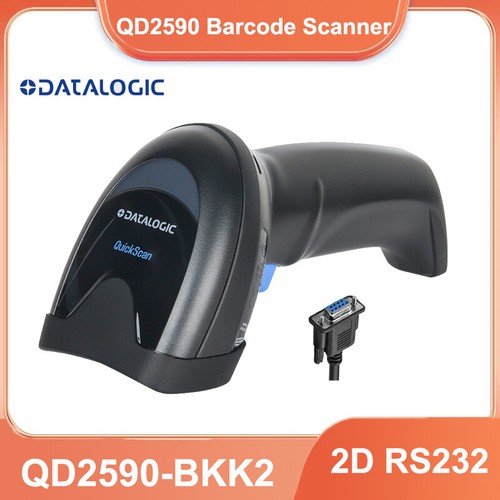 Datalogic QuickScan QD2590-BKK2 2D Handheld Barcode Scanner With RS232 ...