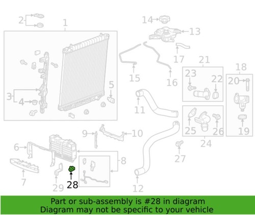 OEM Cool Temperature Sensor for 14-20 Buick Cadillac Chevy Gmc Gm OE ...