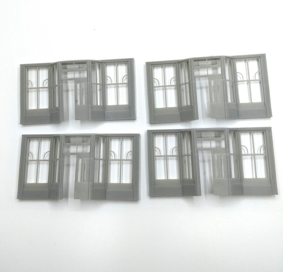 HO Scale Storefronts 4pcs Unpainted | eBay