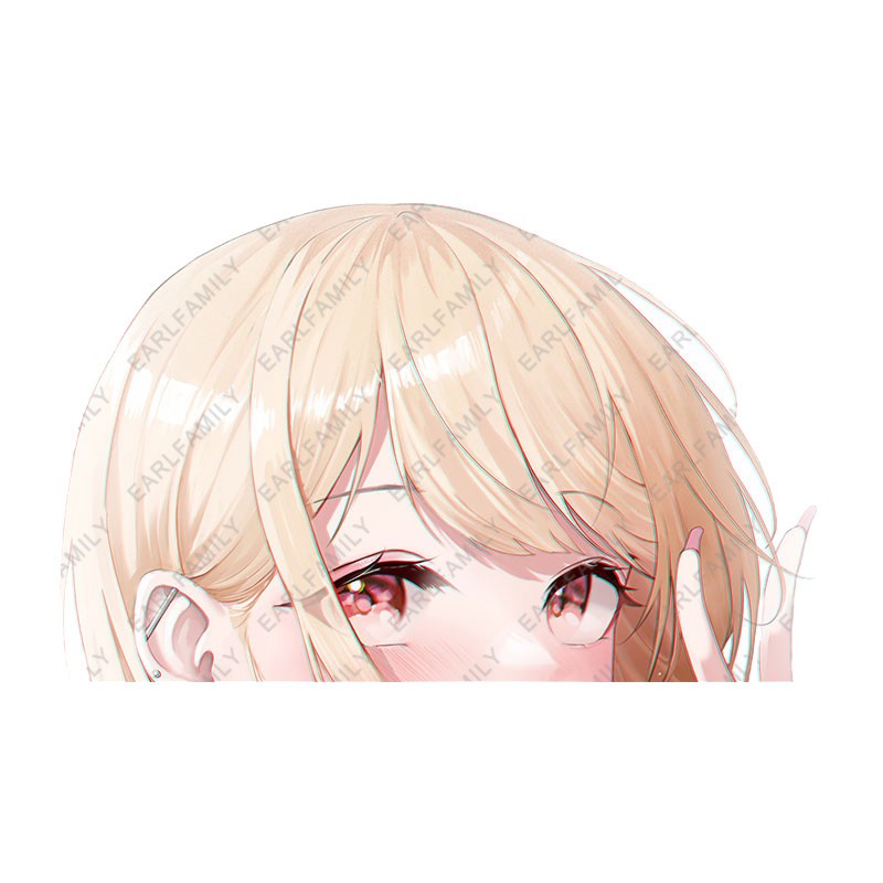 My Dress-Up Darling - Marin Kitagawa Peace Sign Peeker Anime Stickers ...