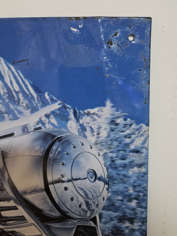 Coors Light Silver Bullet Train 18" x 12" metal advertising Tin sign | eBay