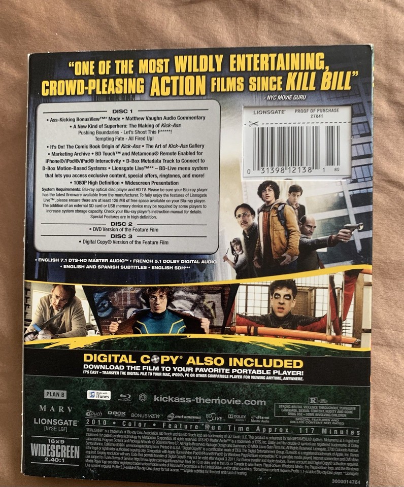 Kick-Ass (Blu-ray, 2010) | eBay