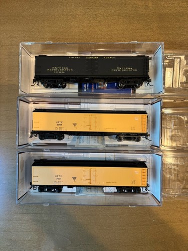 Three (3) BLI HO GACX Wood Express Refrigerator Cars 3001 3002 1256 NOS | eBay