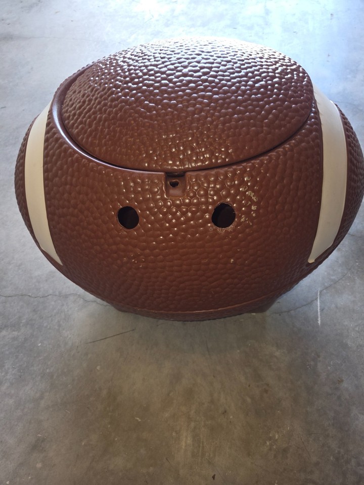 Little Tikes Vintage Football Toy Box Chest Tailgate Cooler Lid Man ...