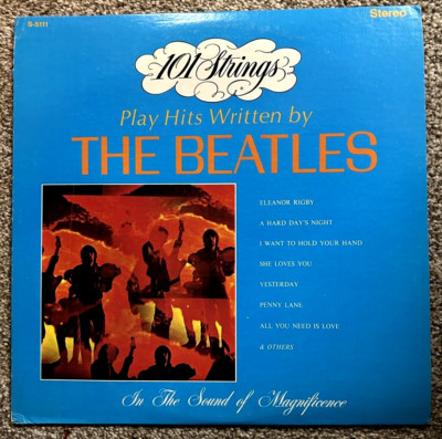 101 Strings / Hits By The Beatles / Vinyl LP / Beautiful EX+ Condition ...