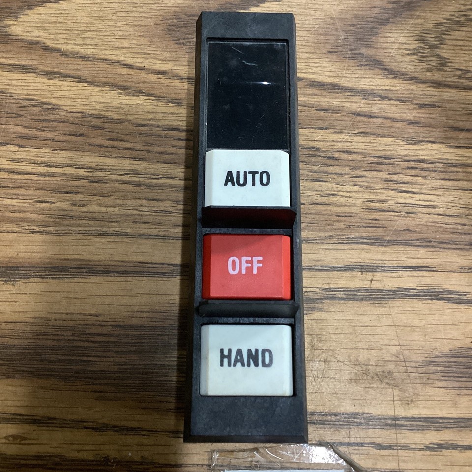 Eaton Auto / Off / Hand Cover control push button control | eBay