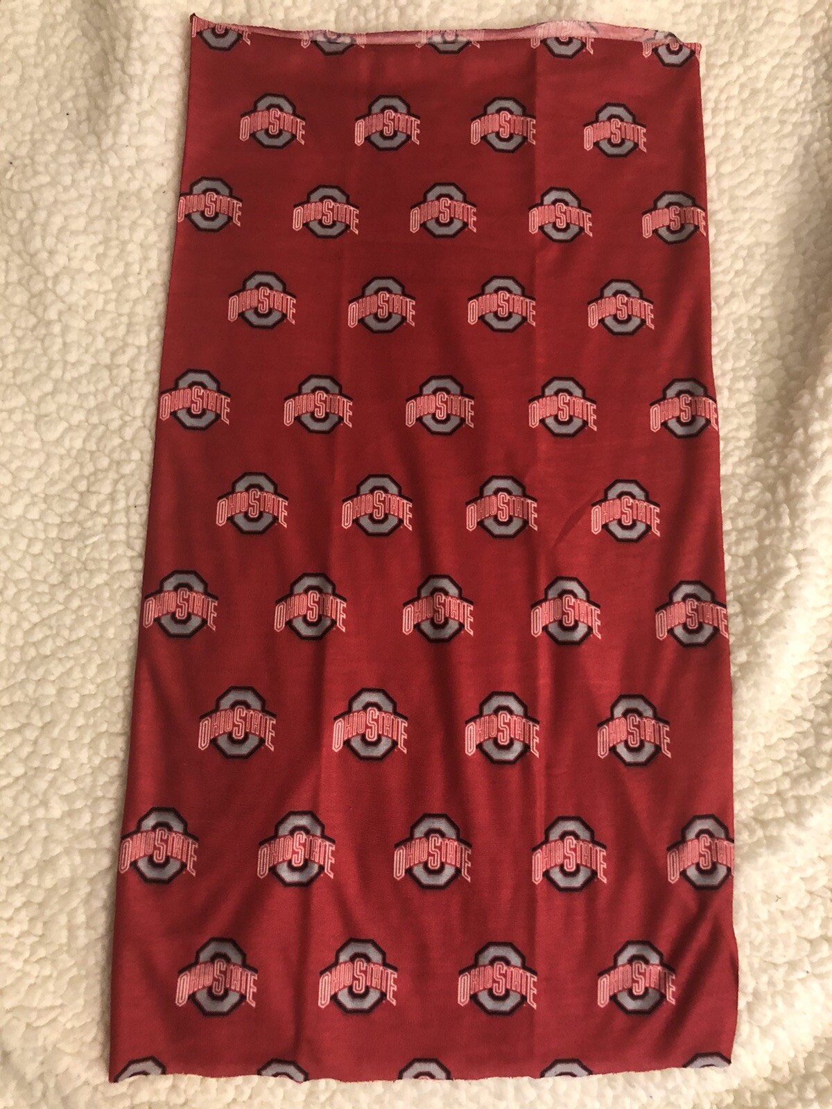 OHIO State Buckeyes Neck Gaiter Bandana Face Mask Washable Unisex Red ...