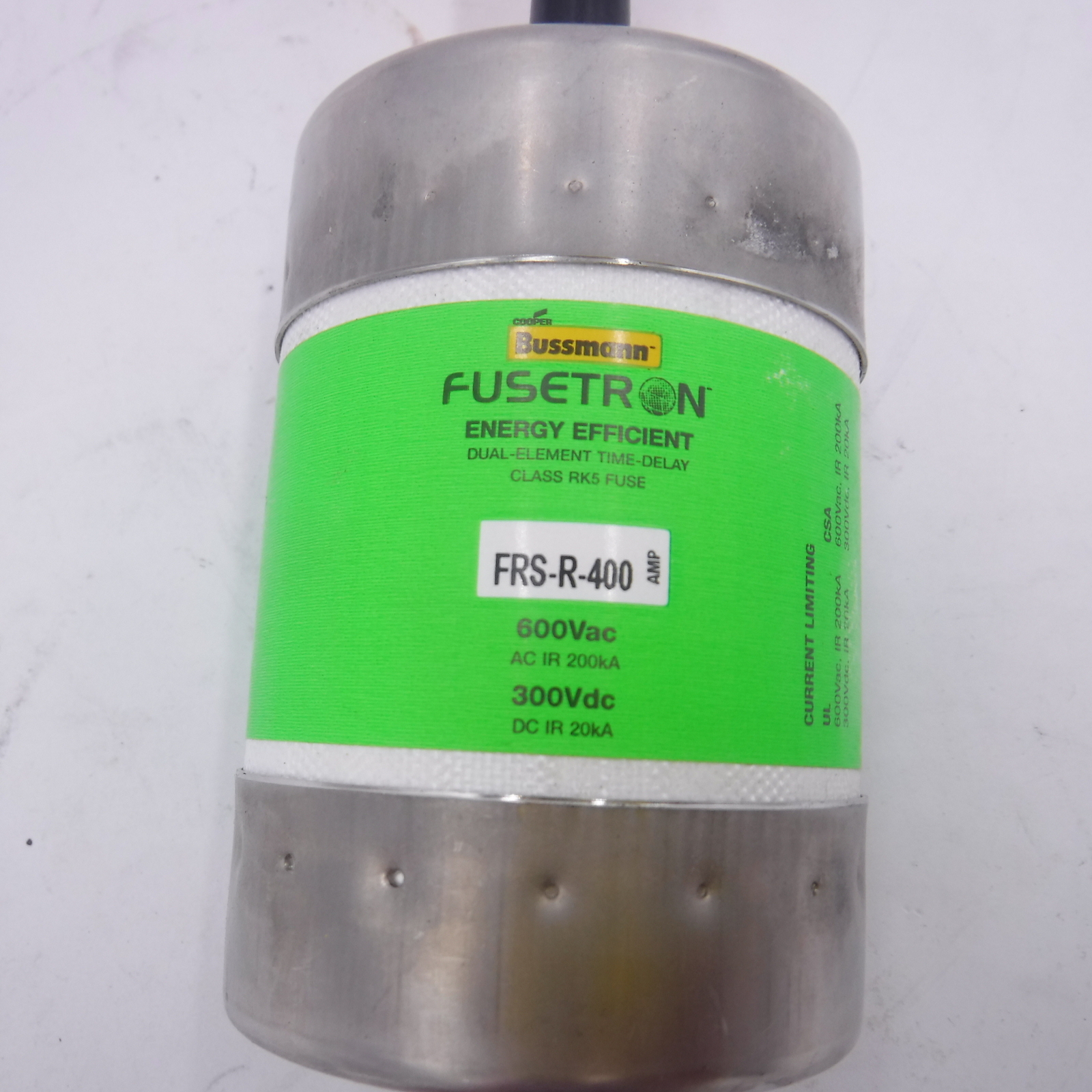 Bussmann FRS-R-400 Fuse 400A 600V Dual-Element Time Delay Current ...