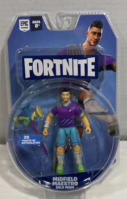 Fortnite Midfield Maestro Solo Mode 4" Figure By Jazwares | eBay