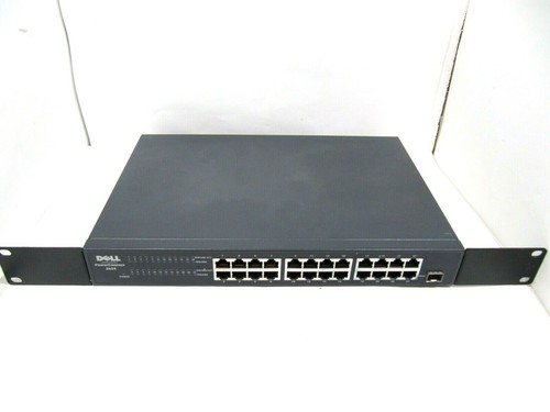 DELL 24 PORT GIGABIT SWITCH ETHERNET NETWORK LAN 2624 10/100/1000 ...
