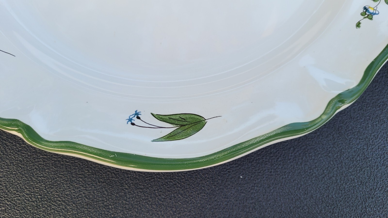 Varages France Hand Painted 12" Chop/Dinner Plate | eBay