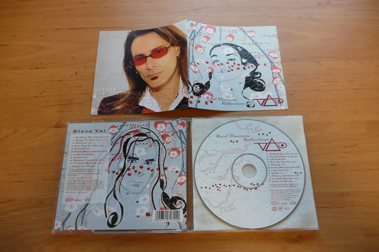 @ CD STEVE VAI - REAL ILLUSIONS: REFLECTIONS/EPIC RECORDS 2005/MELODIC ...