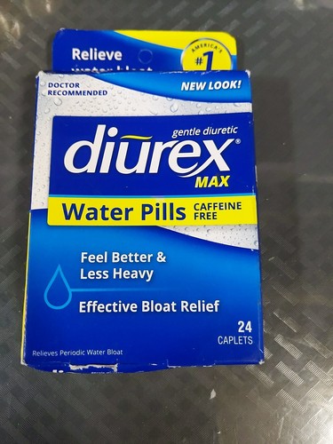 Diurex Max Diuretic Water Pills - 24 Caplets for sale online | eBay