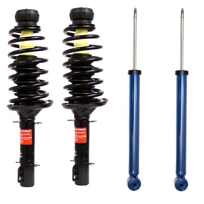 Front Struts Coil Springs & Rear Shocks Monroe Kit For VW Beetle Golf ...