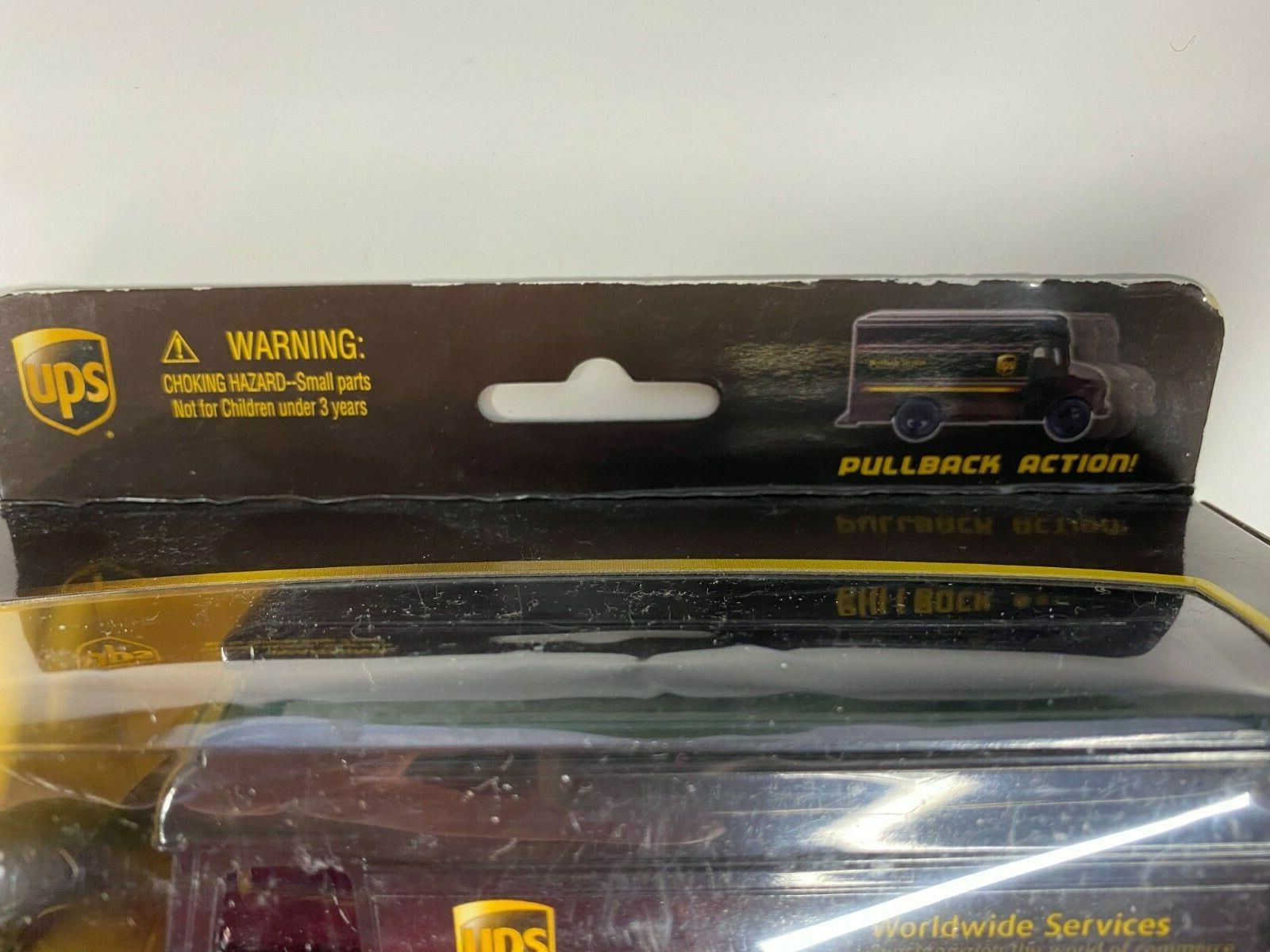 RT4349 Real Toys United Parcel Service UPS Package Truck Pullback Toy ...