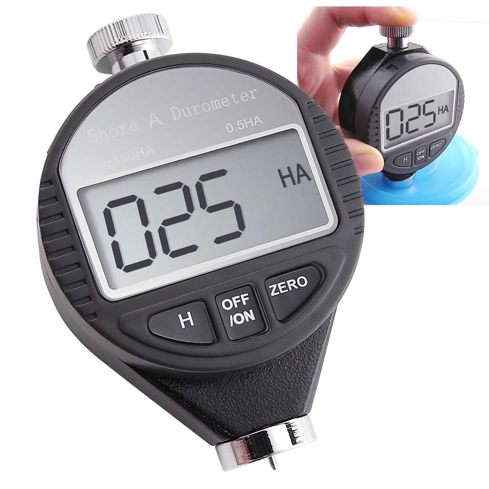 0 100ha Rubber Plastic Leather Digital Shore a Tester Hardness Meter ...