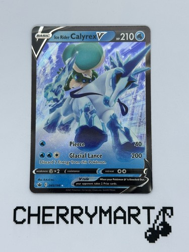 Ice Rider Calyrex V 045/198 - Ultra Rare - Chilling Reign - NM/M ...