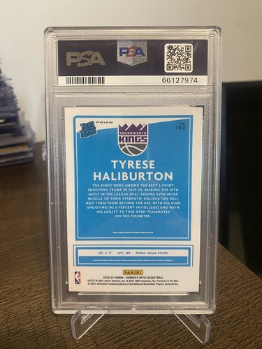 2020-21 Panini Donruss Optic - Rated Rookie Tyrese Haliburton #162 Blue ...