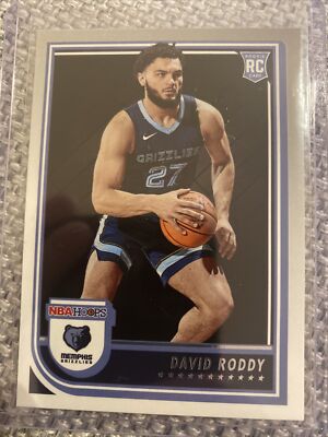 2022-23 Panini Hoops DAVID RODDY #253 rookie card NBA grizzlies ...