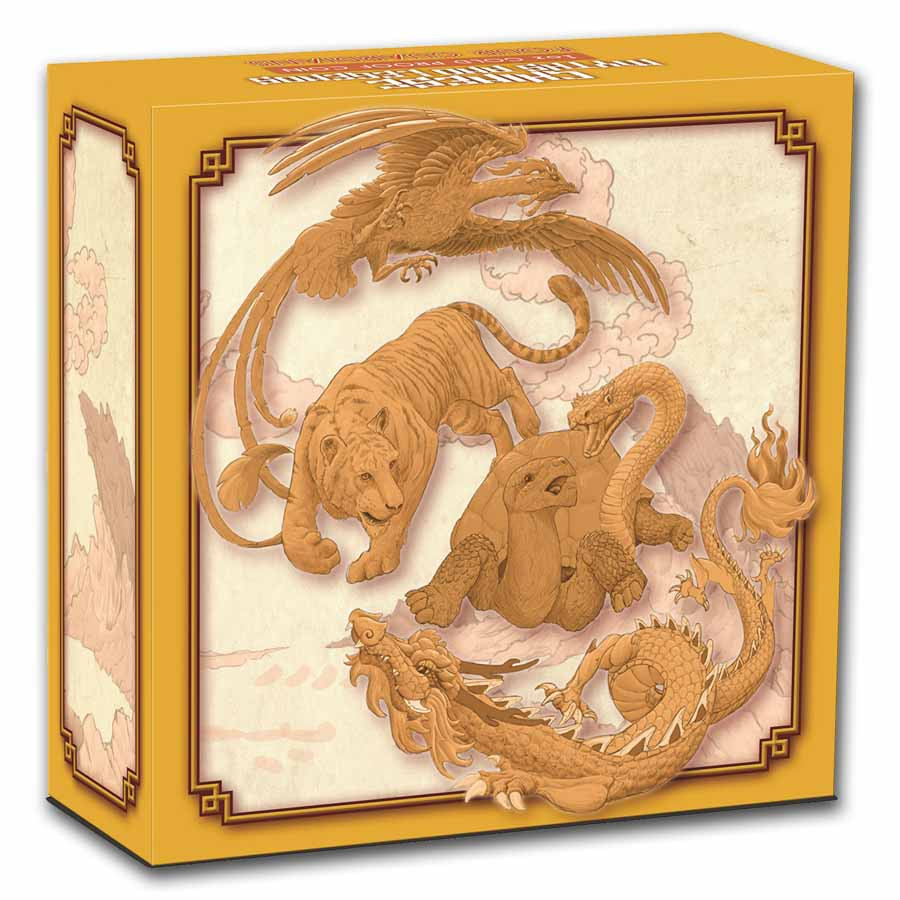 2024 AUS 1 oz Gold Chinese Myths & Legends Four Guardians Proof | eBay