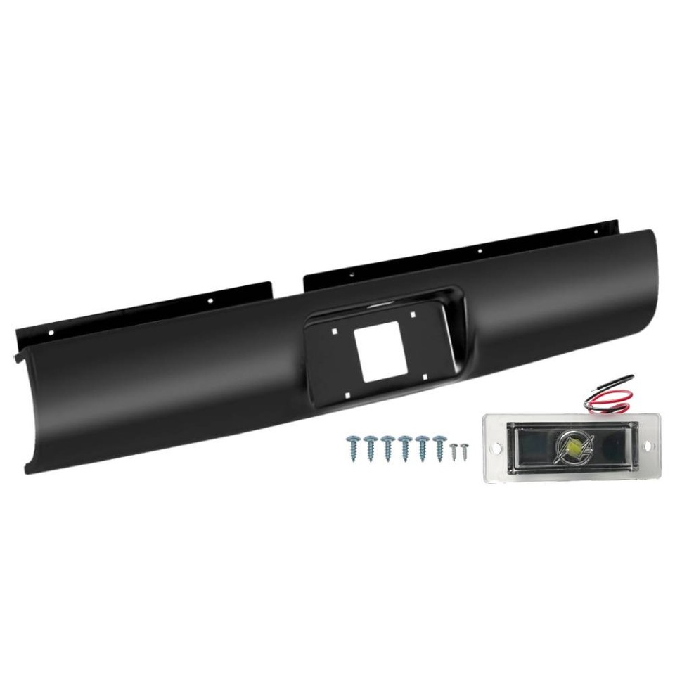 Rear Bumper Roll Pan LED License Light Fits 94-03 Chevy GMC S10 Sonoma ...