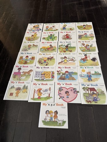 MY FIRST STEPS TO READING Jane Moncure ABC HC 25 Book Complete SET 1991 ...