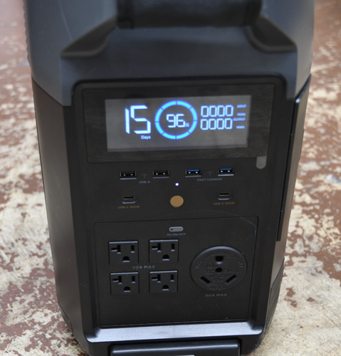 EcoFlow DELTA Pro EFD500 3600Wh Portable Power Station Solar Generator ...