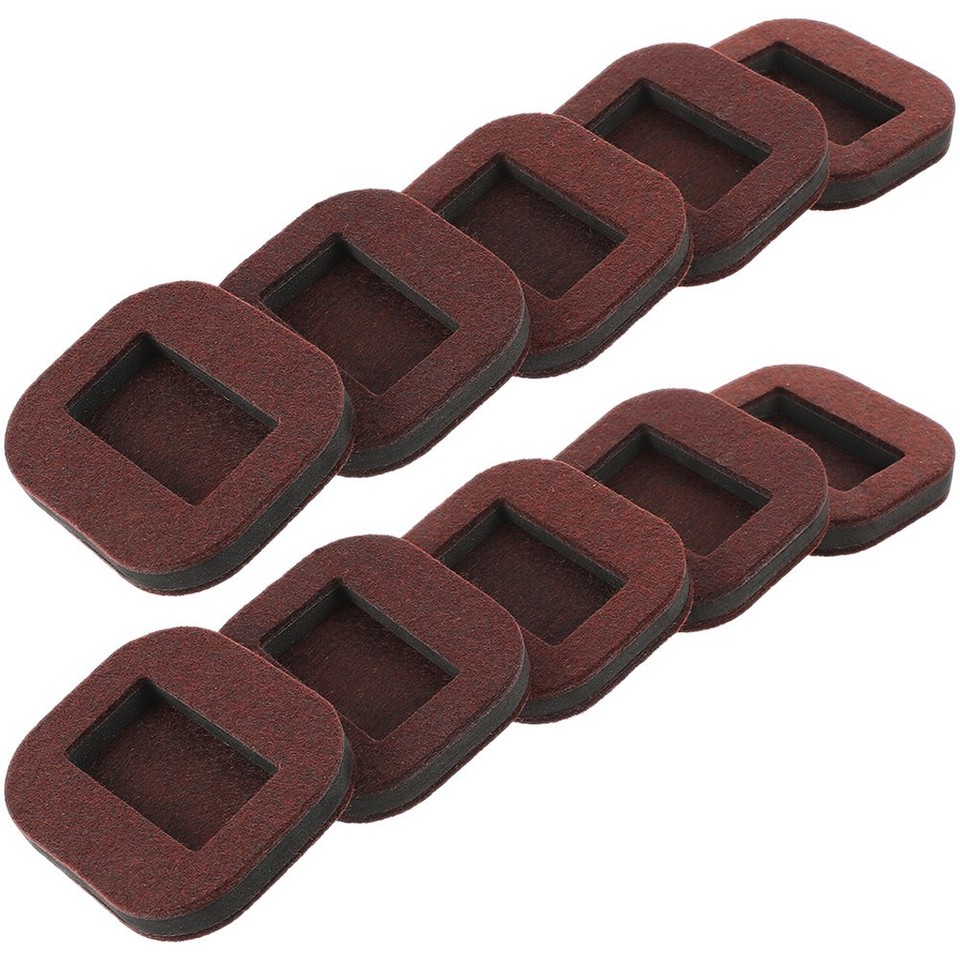 10 Pcs Felt Furniture Cups Moving Pads Anti-slip Chair Leg Guards ...